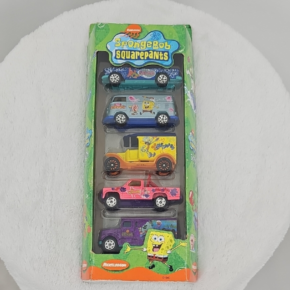 Nickelodeon | Toys | 202 Matchbox Spongebob Squarepants 5 Pack Gift Set ...